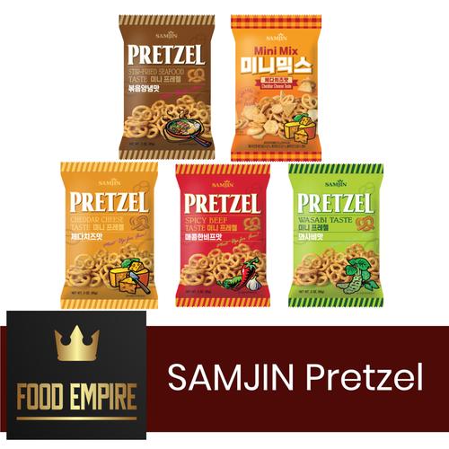 Jual SAMJIN Pretzel | Cheddar Cheese | Seafood | Spicy Beef | Wasabi ...