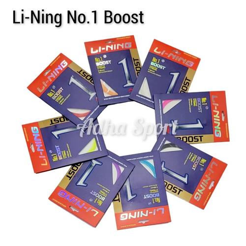 Promo Senar Badminton Lining No.1 Boost Original Bulutangkis - Black ...