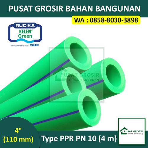 Jual Pipa PPR Rucika PN 10 4" Pipa PPR Rucika 110 mm Per Batang (4m) - Jakarta Utara - Pusat ...