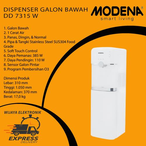 Promo DISPENSER GALON BAWAH MODENA DD7315W Cicil 0% 3x - Kota Tangerang ...