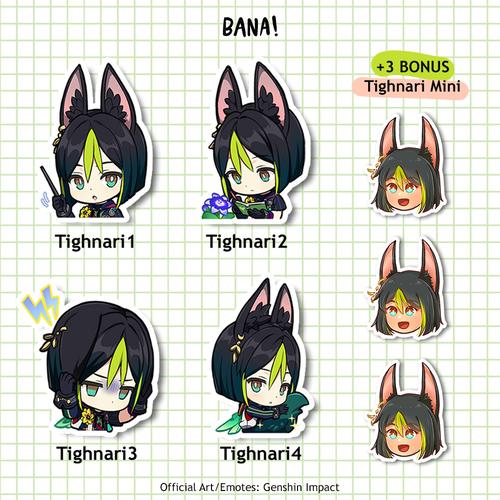 Jual Sticker Pack Tighnari Genshin Impact - Kab. Malang - Bana_Sticker ...