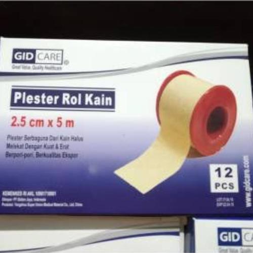 Jual Plester Roll Kain 2.5cmx5m Gid care - Kota Bandung - paparock | Tokopedia