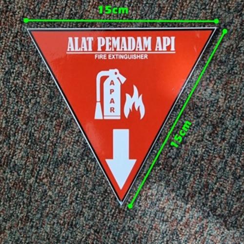 Jual Sticker APAR / Sticker Segitiga Penanda Alat Tabung Pemadam ...