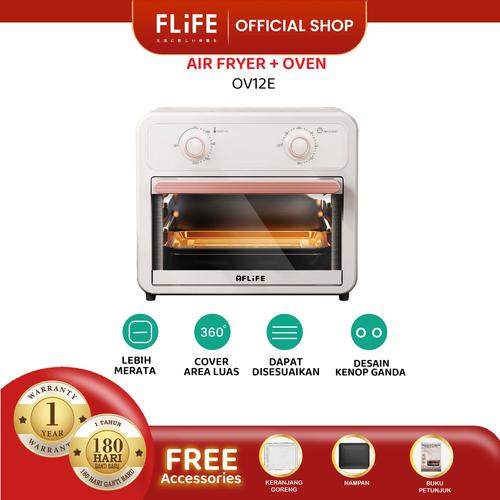 Promo FLIFE Air Oven 12 Liter - Multifungsi 2 in 1 - Model OV-12E Cicil ...