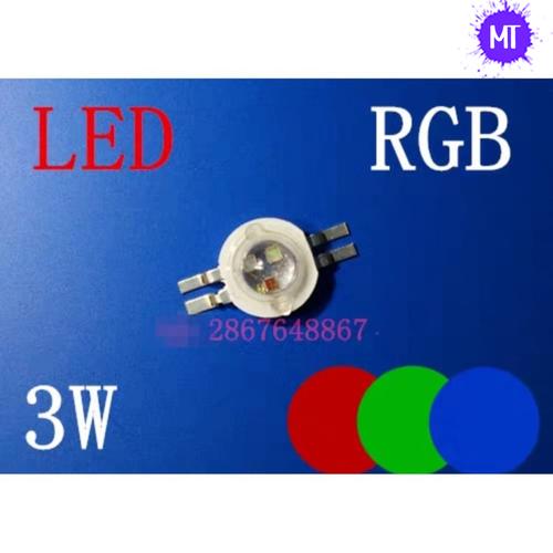 Jual LED HPL 3 watt RGB ( RED, GREEN , BLUE) 4 pin (8138) - PCB RGB ...