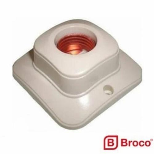 Jual fitting lampu plafon BROCO 1211 fitting lampu plafon segi oval ...
