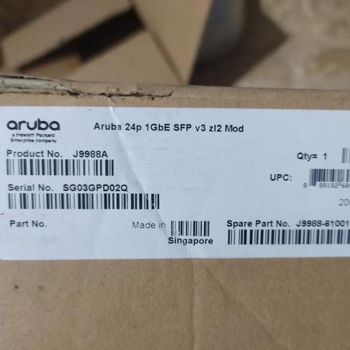 Jual J9988 HPE Aruba 5400R 24 port 1Gbe SFP v3 zl2 module - Jakarta ...