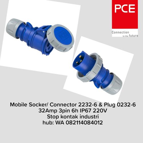 Jual Soket Industri Connector & Plug 32A 3p 6h IP67 220v PCE AUSTRIA - Kab. Tangerang - PCE ...