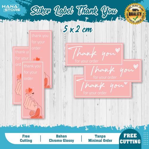 Jual Stiker Thank You - Stiker Label Terima Kasih - Stiker Segel - part ...