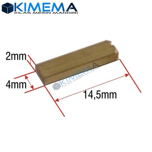 Jual 2x4x14.5 Letter character word number font mata print cetak coding ...