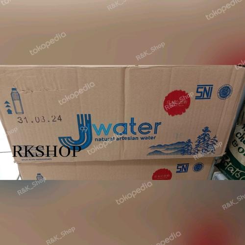 Jual Jwater artisan mineral water 500ml x 24 botol/ cartoon - Jakarta ...