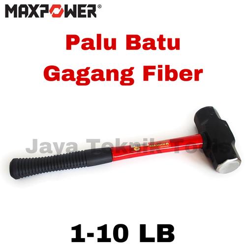 Jual Palu Batu Gagang Fiber Maxpower Bodem Fiberglass Sledge Hammer Godem - 1 Lb - Jakarta Barat ...