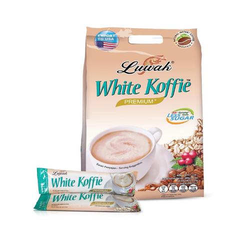 Jual LUWAK WHITE KOFFIE LESS SUGAR 10 SACHETS X 20G - 3 RASA - Jakarta ...