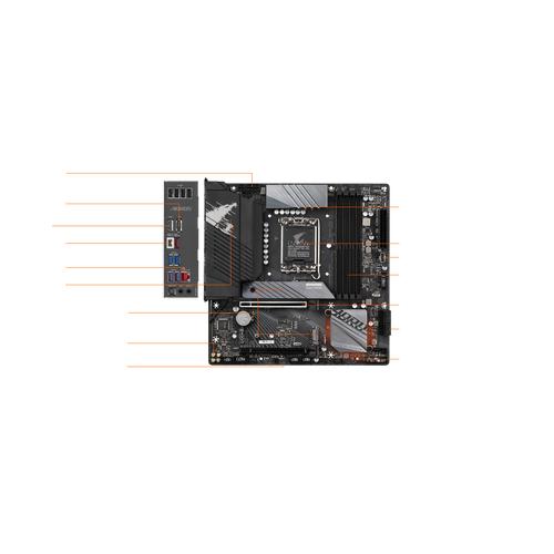 Jual MOTHERBOARD GIGABYTE B660 M Aorus PRO ddr5 MAINBOARD MB B660M ...