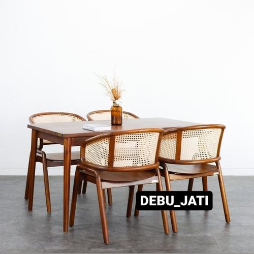 Jual meja makan set 4 kursi dining set 4 kursi meja set 4 kursi meja ...