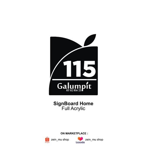 Jual PAPAN NAMA RUMAH AKRILIK SIGNBOARD HOME - 10cm x 10cm - Kab. Garut ...