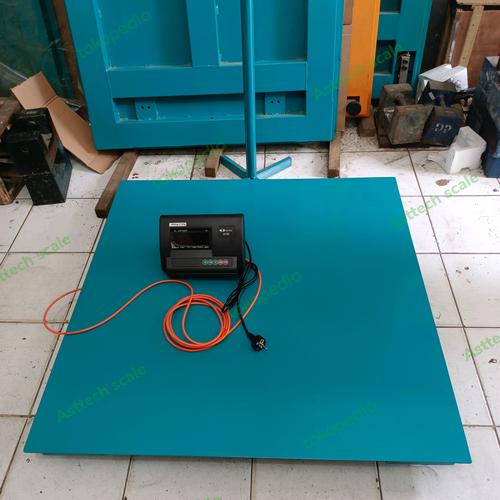 Jual Timbangan lantai 1m X 1m kap 2 ton / floor scale 2 ton / timbangan ...