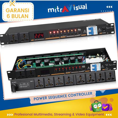 Promo PDU - Professional Power Sequencer Controller Relay with 8 way 40A Cicil 0% 3x - Kota ...
