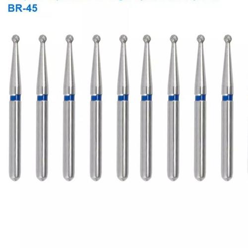 Jual Dental Bur Highspeed Round BR 45 Satuan / Diamond Burs Bulat BR45 ...