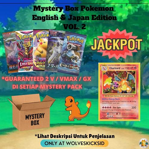Jual Mystery Box Pokemon TCG English And Japan Edition Vol.2 - 1 BOX ...