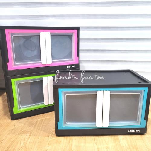 Jual LEMARI PLASTIK PORTABLE - CONTAINER BOX MPFC TABITHA STORAGE BOX ...