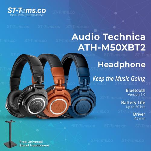 Jual Audio Technica ATH-M50xBT2 / M50X BT2 Monitoring Bluetooth ...