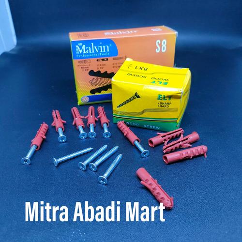 Jual S6 Sekrup Tembok / S8 Sekrup Tembok Taiwan - S8 (M8) - Kota ...