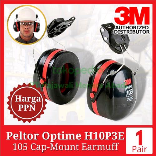 Jual 3M Earmuff Cap Mount Peltor Optime H10P3E 105db - Jakarta Barat ...