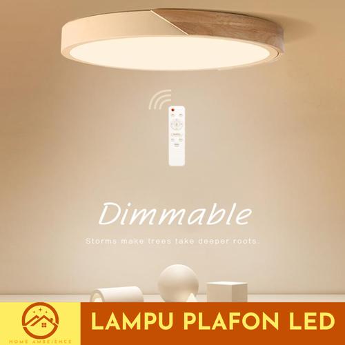 Promo Lampu Plafon Atap Rumah LED Modern Minimalis Dimmable Remot ...