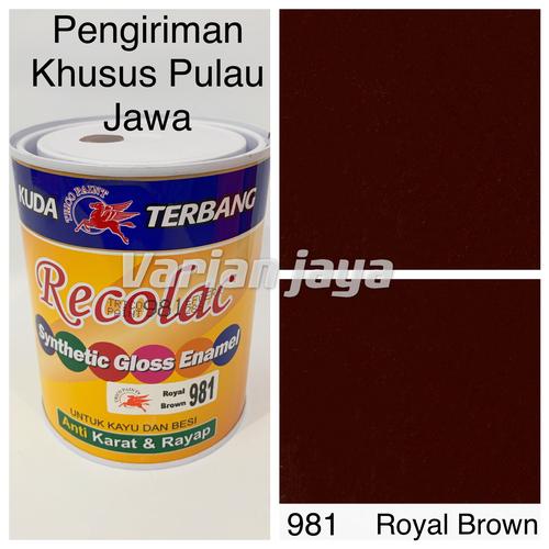 Jual Recolac Kuda Terbang Cat Besi Anti Karat Cat Kayu Anti Rayap Brown ...
