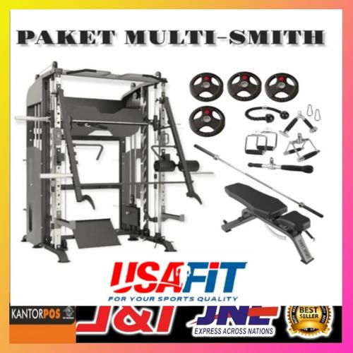 Jual smith machine-3d usa fit(original)smith machine-smith machine-home ...