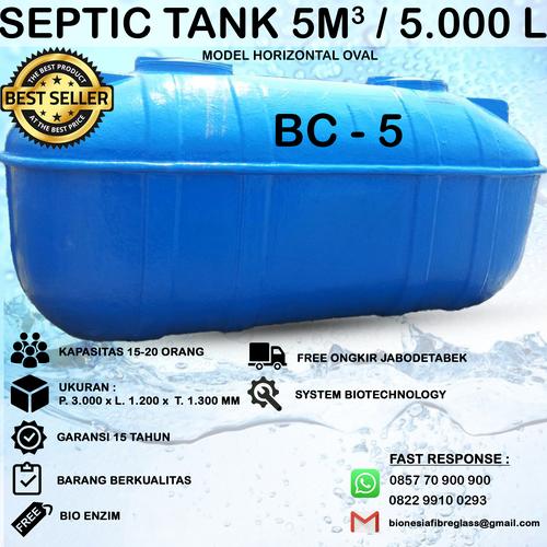 Jual BIO SEPTIC TANK BIOTECH 5M3 / BIO TANK BIOFILTER 5M3 / BIOFIL 5M3 ...