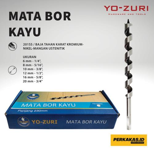 Jual YOZURI - Mata Bor Kayu / Auger Bit (Ukuran Lengkap) - 16MM - Kota ...