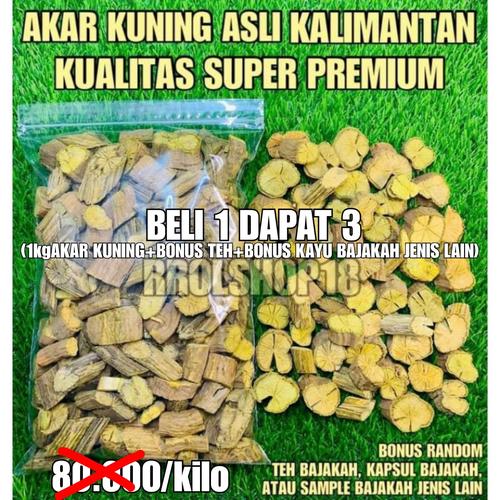 Jual BAJAKAH AKAR KUNING SATU KILO ASLI KALIMANTAN AKAR BAJAKAH KAYU ...