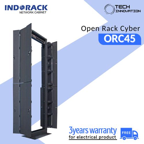 Jual INDORACK Open Rack Cyber 45U Rack Server Rak Switch Modem WIfi ...