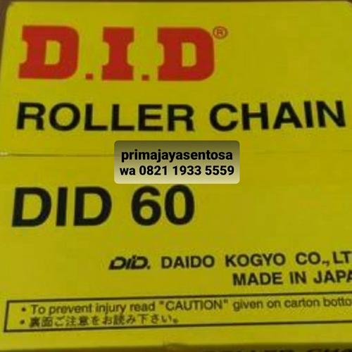 Jual ROLLER CHAIN JEPANG RS 60 X 1 DID SINGLE RANTAI DAIDO RS60 JAPAN - Jakarta Barat - Prima ...