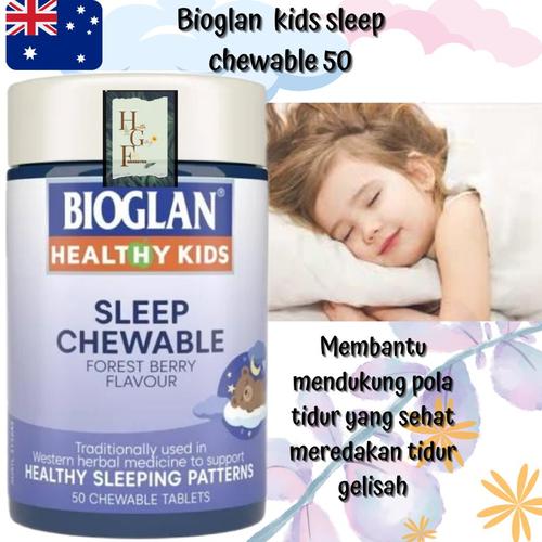 Jual Bioglan Kids Sleep Chewable 50 Tablets NEW FORMULA - Kota ...