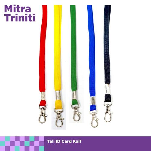 Jual Tali sepatu id card / Tali lanyard 1cm / Tali name tag Polyster ...