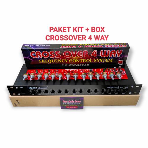 Jual Paket Kit + Box Crossover Aktif 4 WAY Subwoofer Cross Over - Kab ...