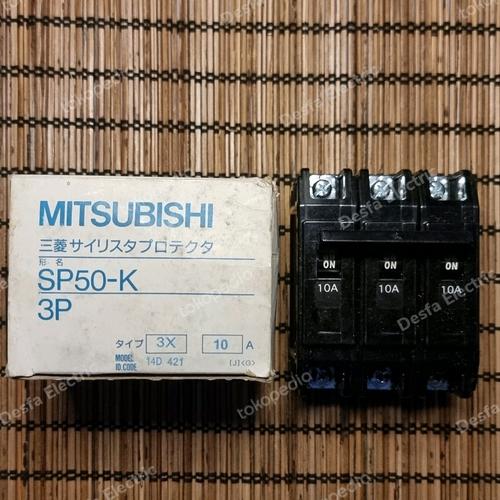 Jual Mcb Mitsubishi SP50-K 3 Phase 10 Ampere Original Japan - Jakarta ...