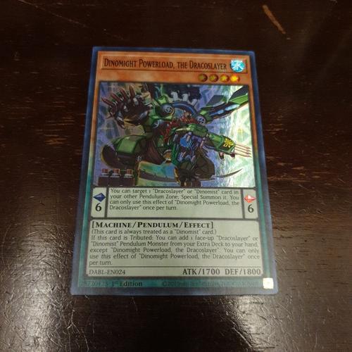Jual Kartu yugioh dinomight powerload the dracoslayer super rare ...