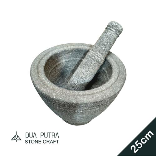 Jual lumpang batu asli Muntilan (ukuran 25 cm + alu/tumbukan) - 25 ...