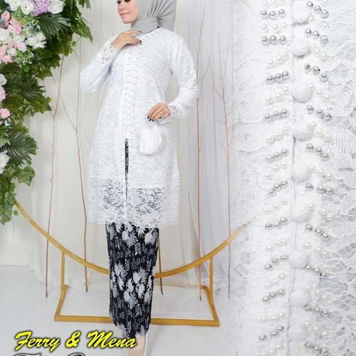 Promo Kebaya Kancing Depan Payet Mutiara Modern | Kebaya Ibu Hajat ...