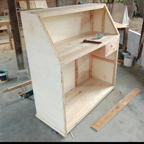 Jual Meja kasir kayu jatibelanda + triplek - Kab. Bekasi - fia art ...