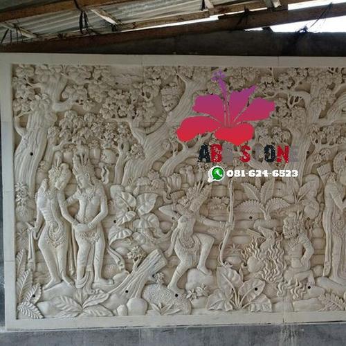 Jual RELIEF UKIRAN TARIAN BALI MOTIF BALI BAHAN BATU PARAS DEKORASI ...
