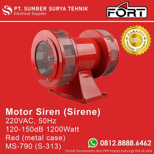 Jual Motor Siren (Sirene) MS-790 (S-313) 1200Watt 220VAC, 50Hz FORT - Jakarta Pusat - Toko ...