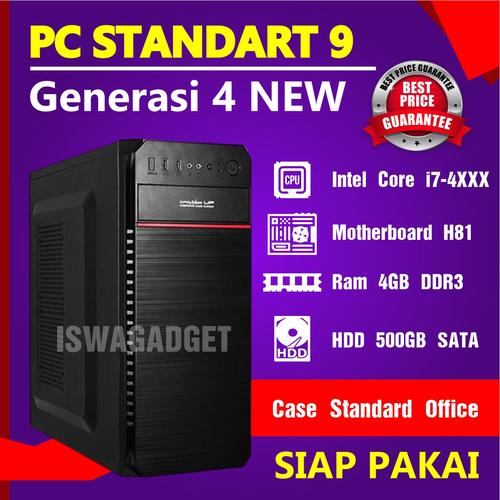 Promo PC KOMPUTER CPU RAKITAN intel CORE I7 4770 SIAP PAKAI - Kota Surabaya - ISWA GADGET ...