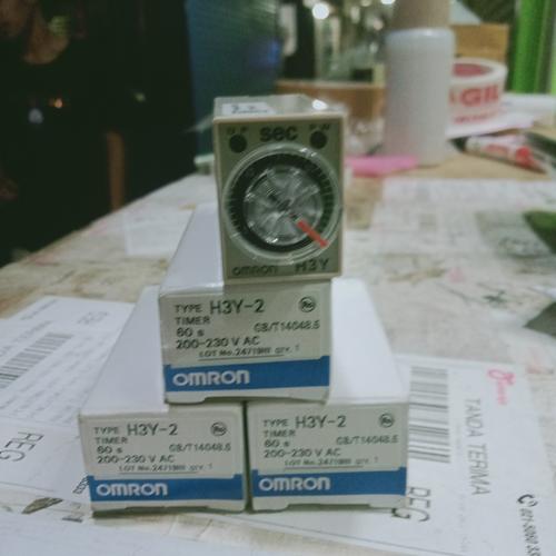 Jual TIMER OMRON H3Y-2 60S 220VAC/TIMER OMRON H3Y-2 220V 60S ORIGINAL ASLI - Kota Bandung ...
