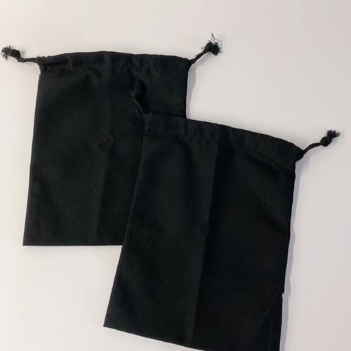 Jual kantong serut hitam drill pouch hitam/kain serut hitam - 25x30 ...