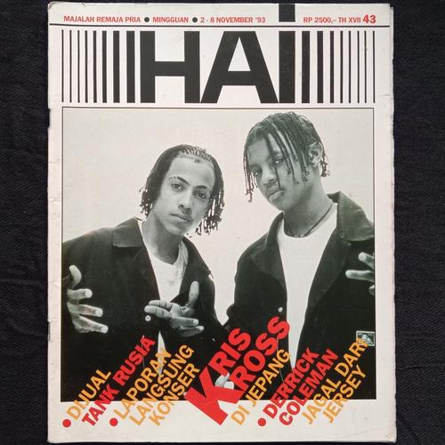 Jual MAJALAH HAI THN 1993 COVER KRIS KROSS - Majalah Jadul Murah ...